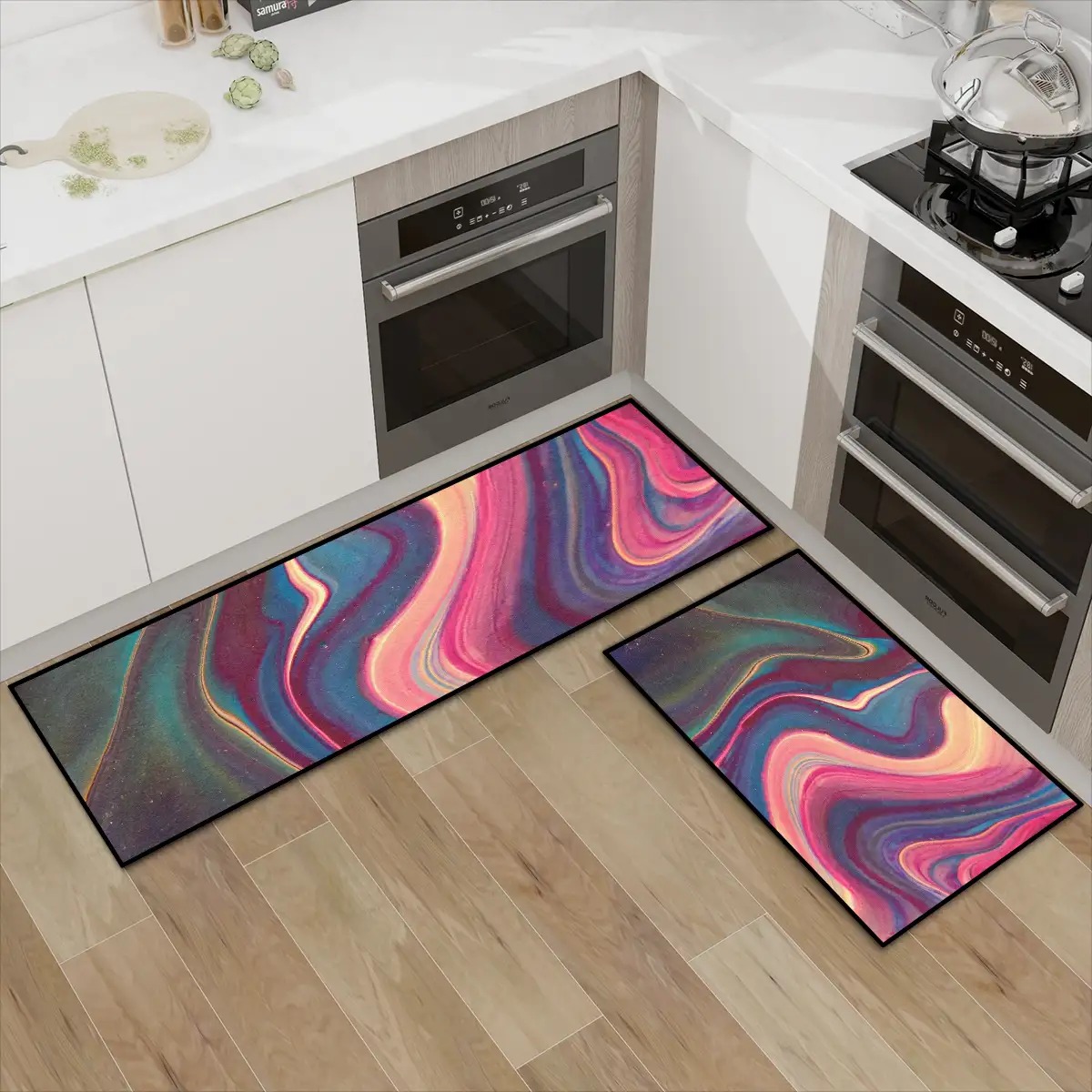 Custom Kitchen Rugs and Runners Set - Print-On-Demand Home Products ...