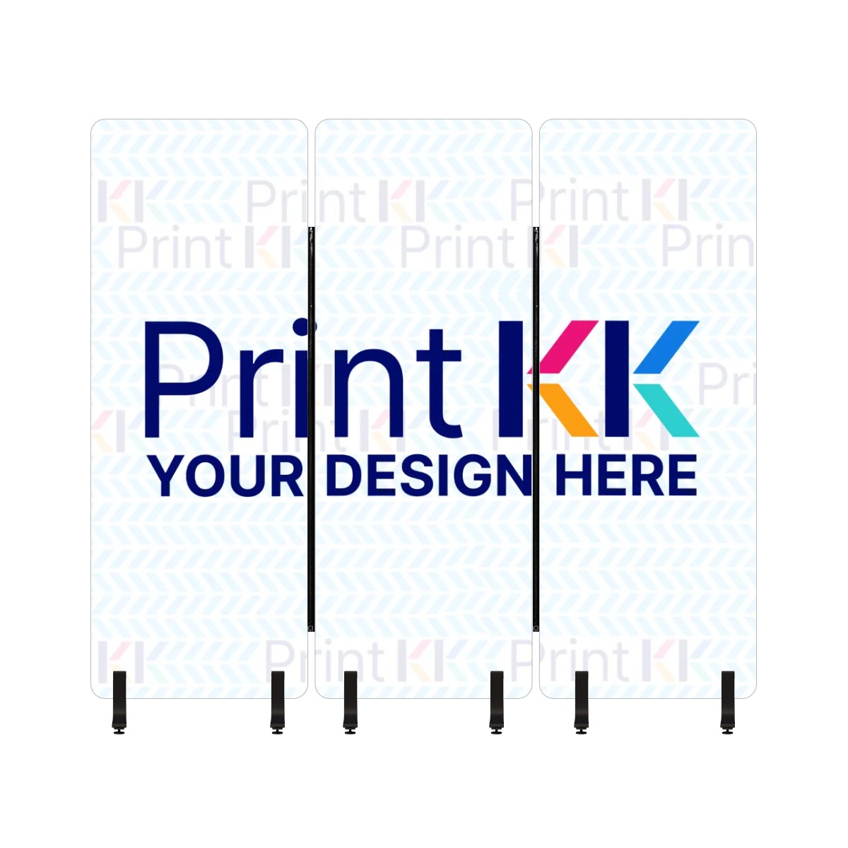 Custom Printed on Demand 5 Panel Room Divider - Room Dividers - PrintKK